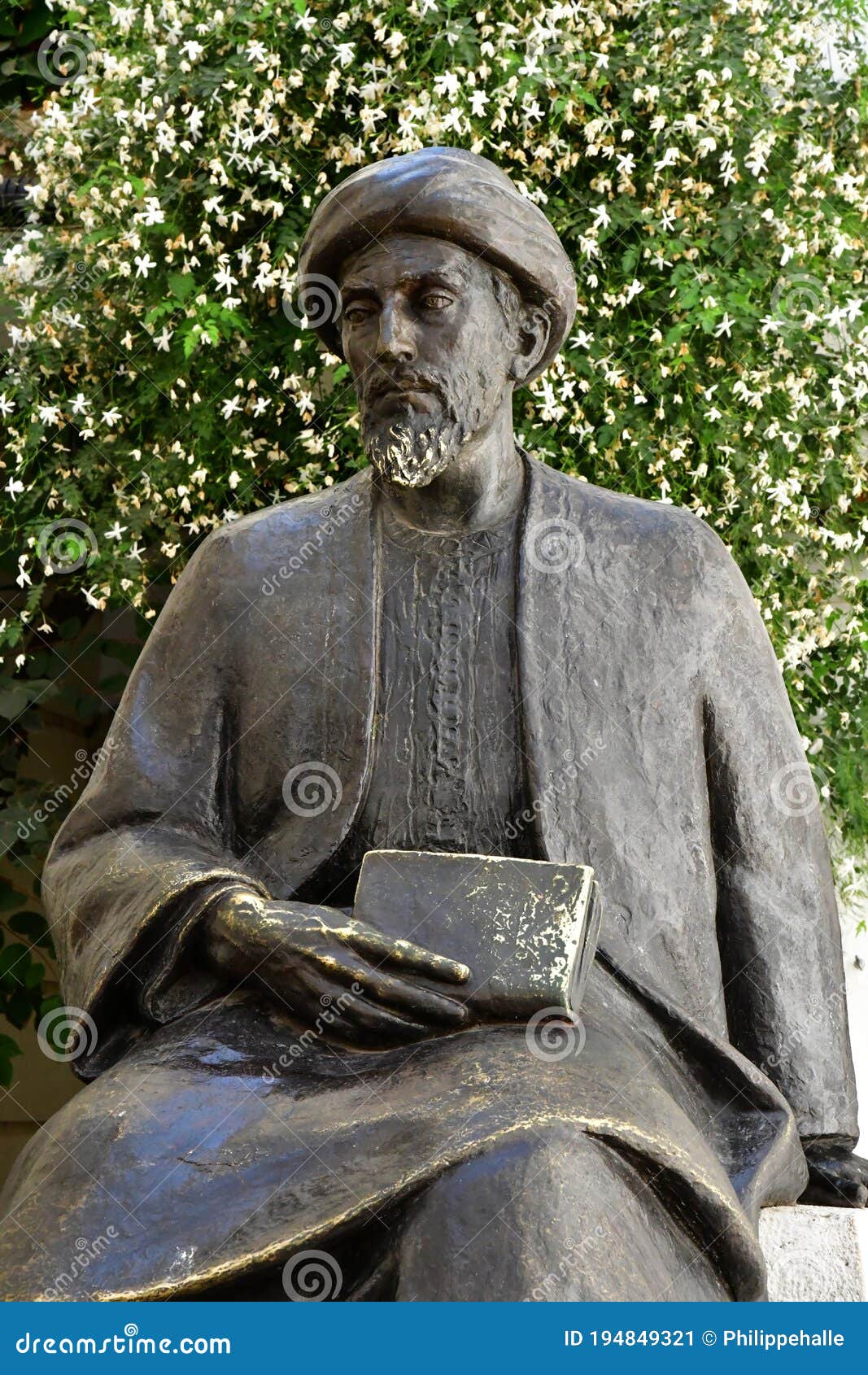 The Statue Of Maimonides In Juderia, On Sep 30 In Cordoba, Spain ...