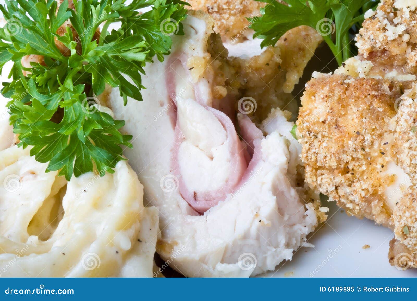 Cordon blue stock image. Image of white, table, stuffed - 6189885