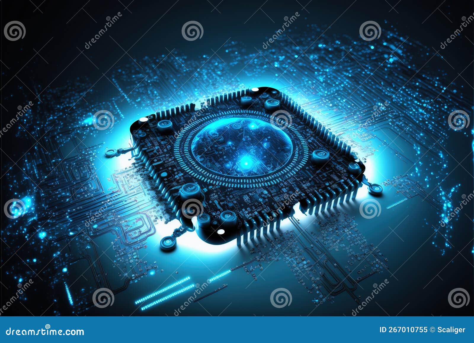 Core of Artificial Intelligence, Processor and Magic Light Inside ... Core of Artificial Intelligence, Processor and Magic Light Inside ...