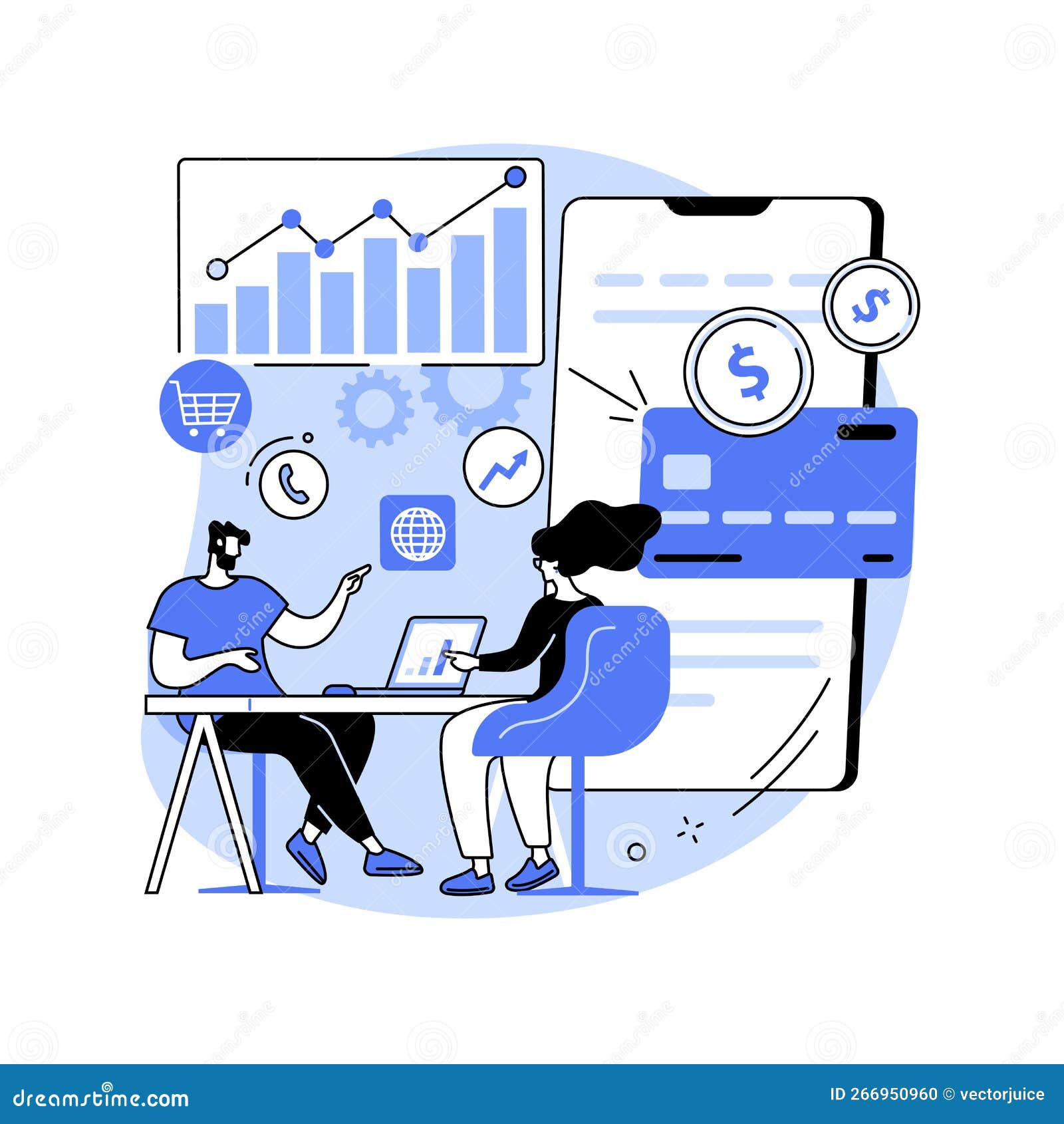 Core Banking it System Abstract Concept Vector Illustration Stock ...