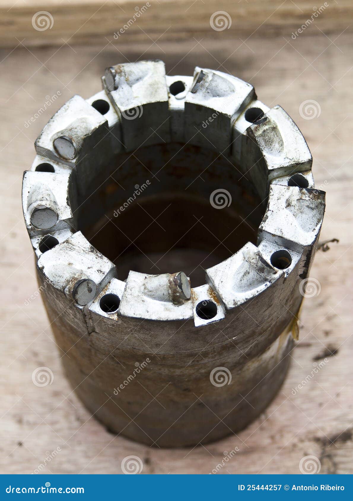 Core Bit stock image. Image of teeth, cutter, seam, mining - 25444257