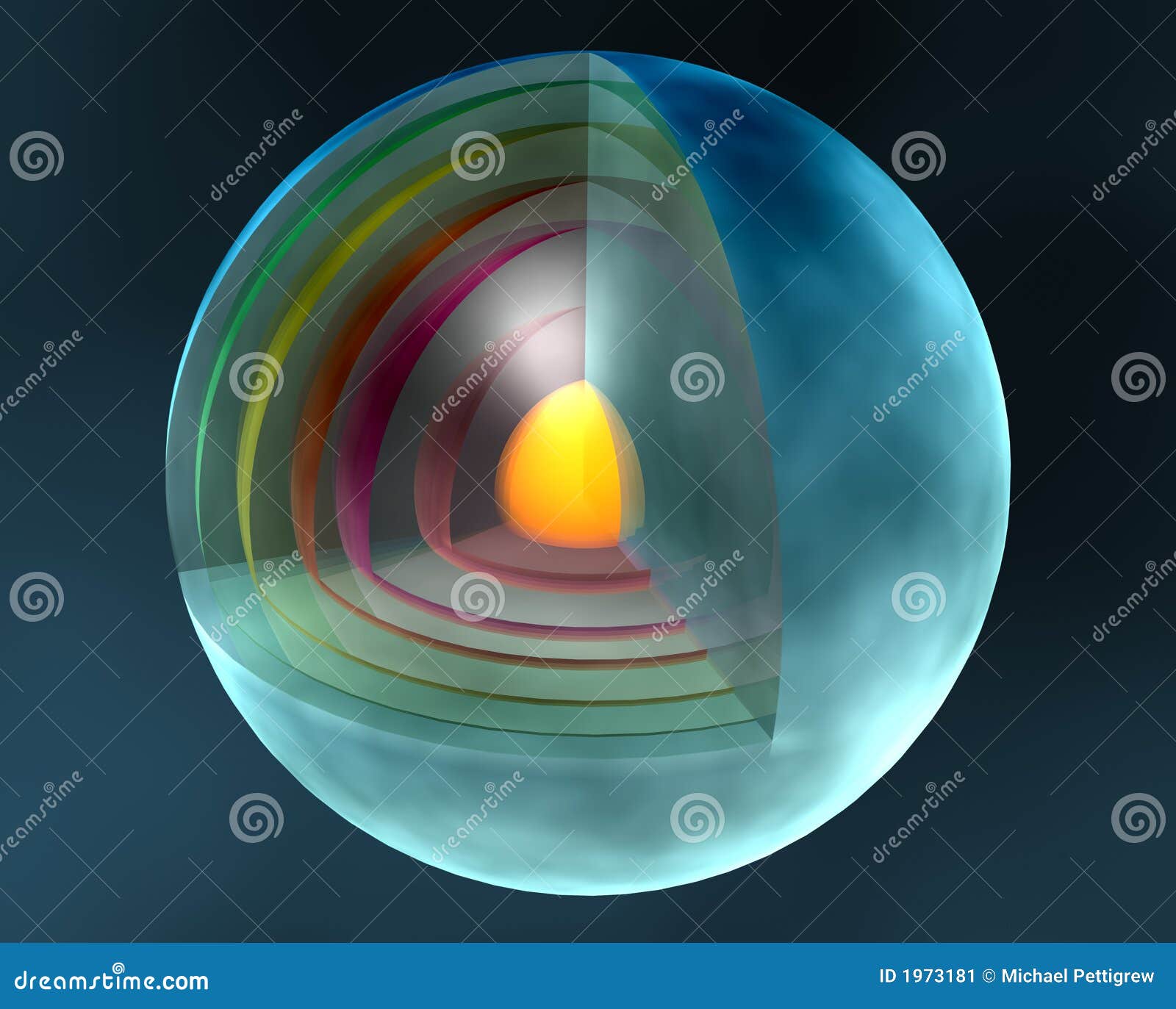 Core center stock illustration. Illustration of layers - 1973181