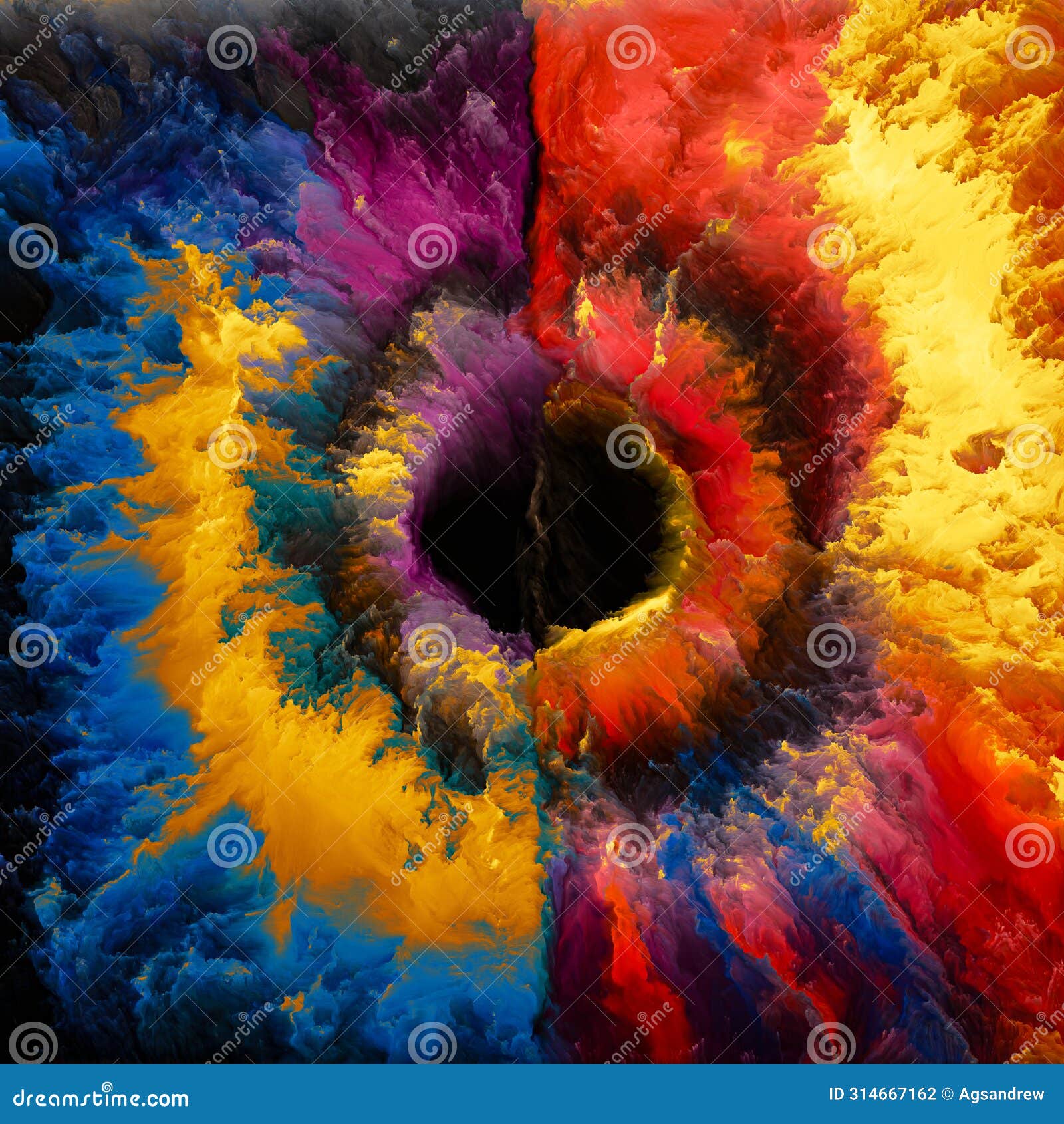 Core of Colored Textures stock illustration. Illustration of opalescent ...