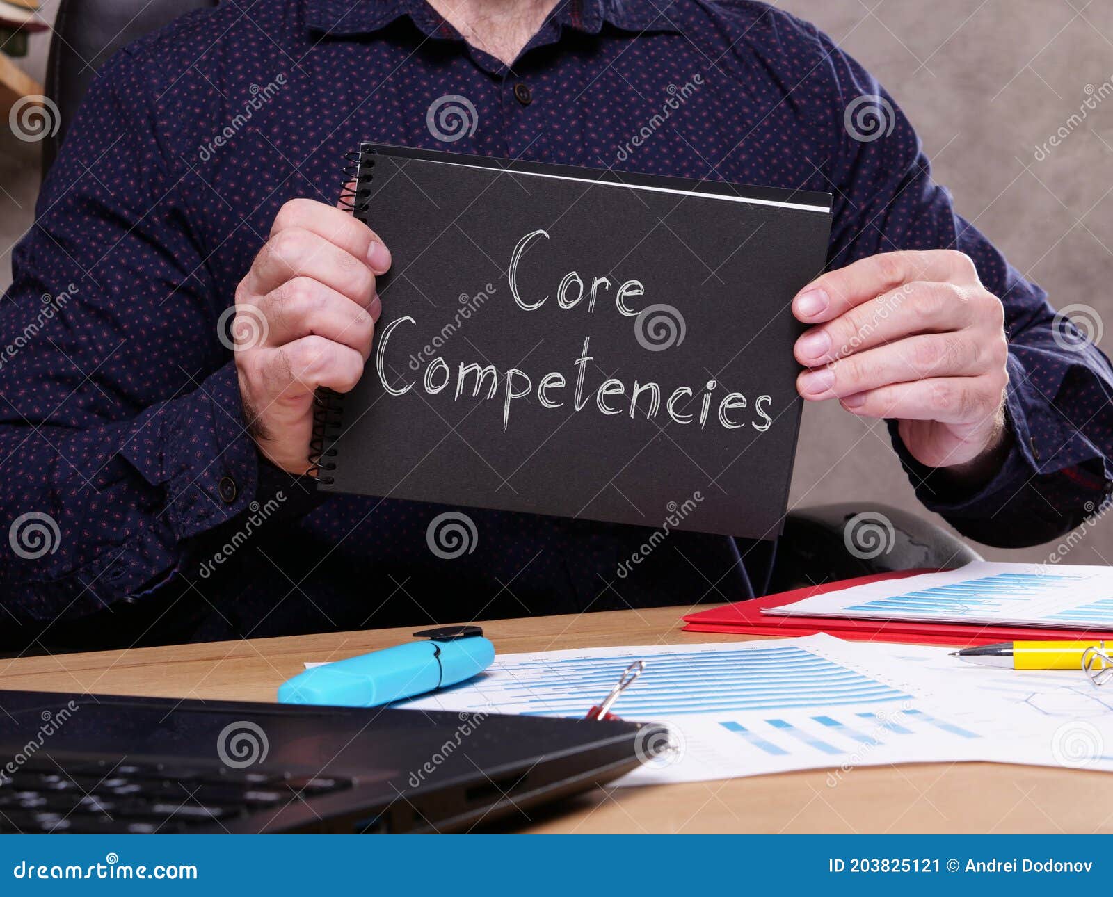 Core Competencies is Shown on the Business Photo Using the Text Stock ...