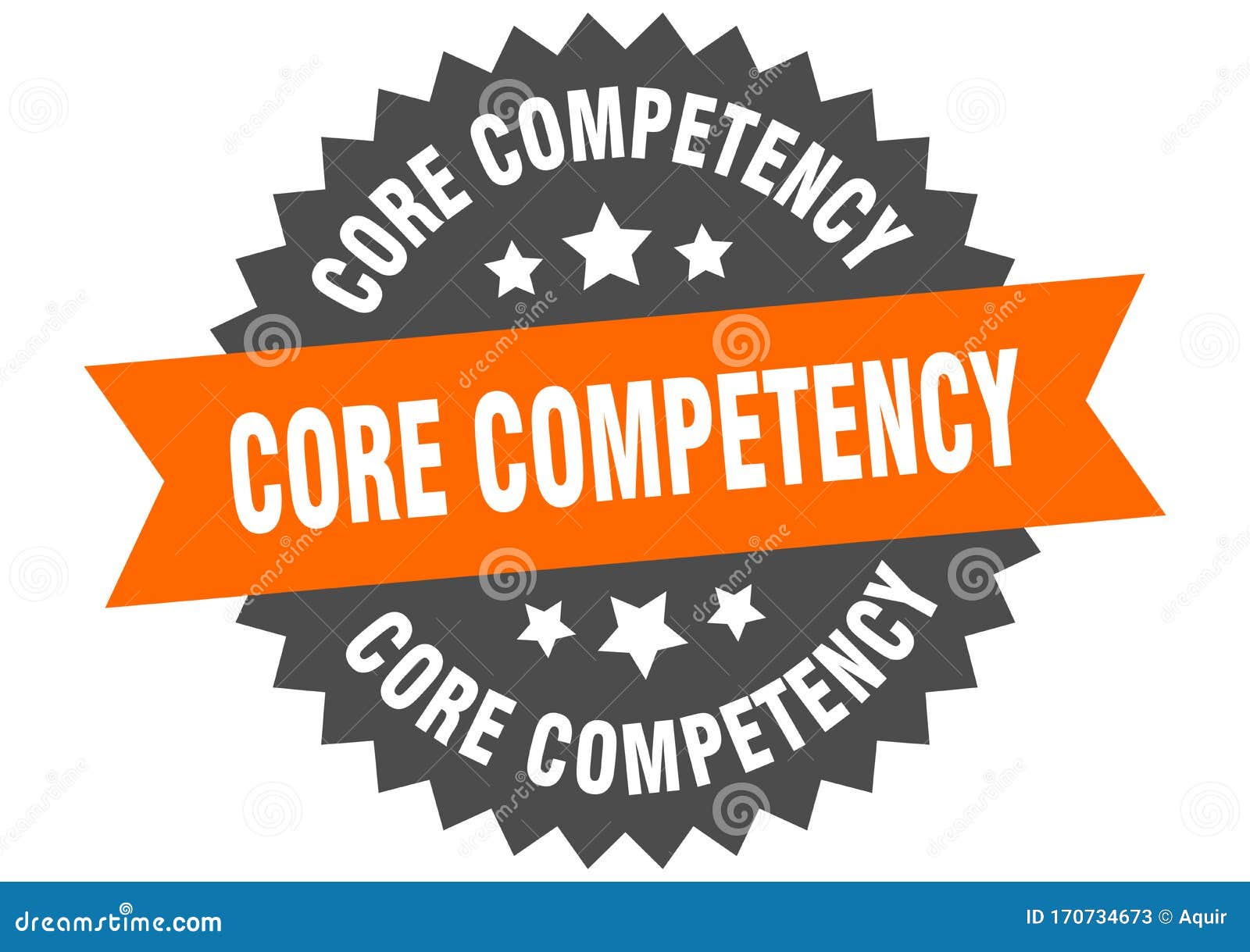 Core Competency Sign. Core Competency Circular Band Label. Core ...