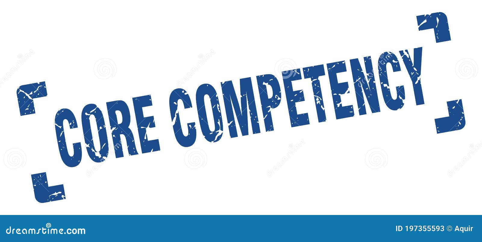 Core Competency Stamp Cartoon Vector | CartoonDealer.com #197355593