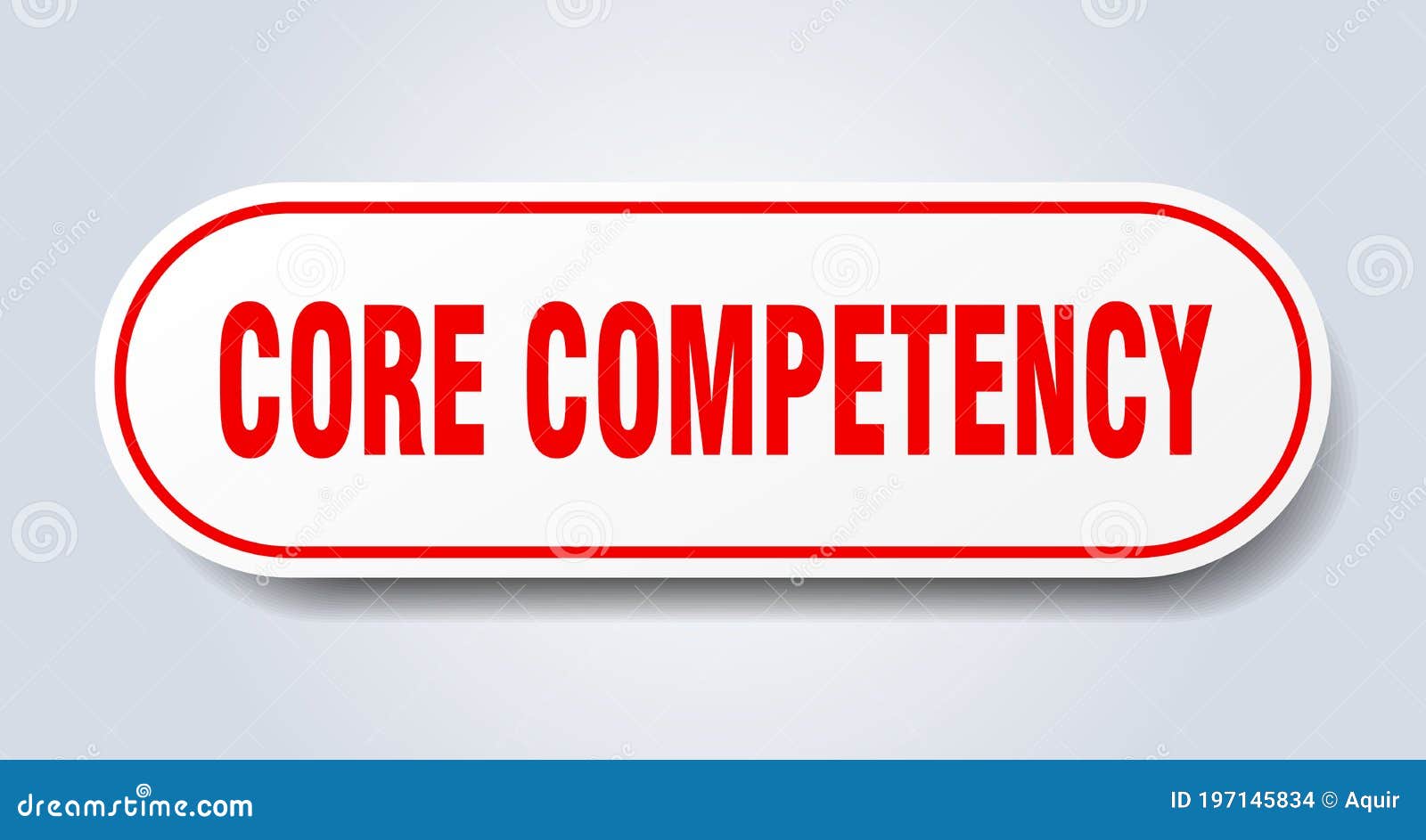 Competency Sticker. Cartoon Vector | CartoonDealer.com #153820157