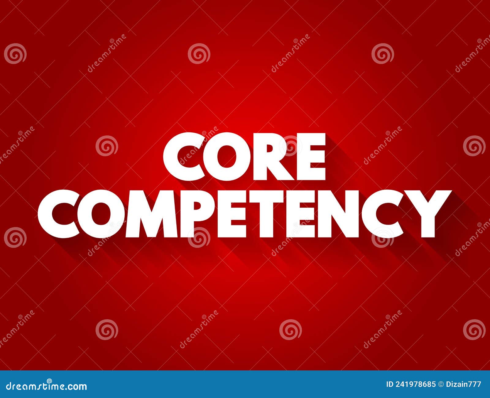 Core Competency Text Quote, Concept Background Stock Illustration ...