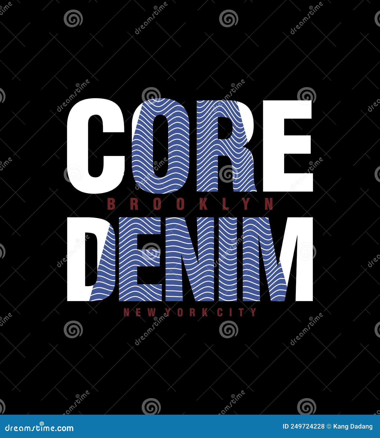 CORE DENIM Design Typography, Vector Design Text Illustration, Sign, T ...