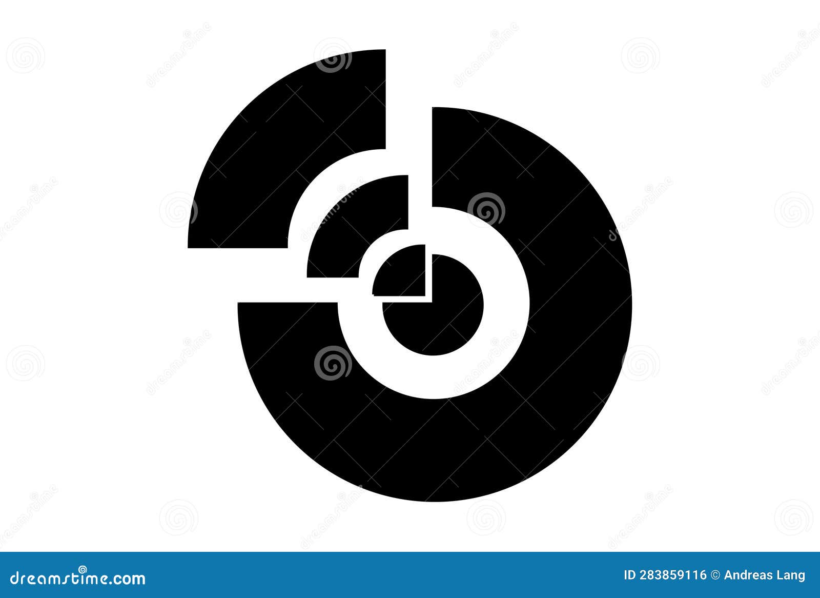 Core Diagram Flat Outline Icon Science Symbol Art Sign Artwork Stock ...