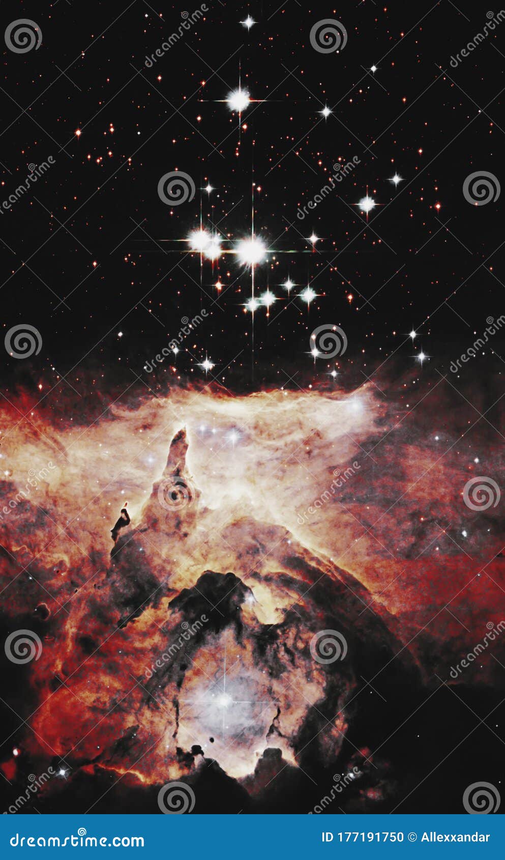 Core of Diffuse Nebula NGC 6357. Lobster Nebula. Elements of this Image ...