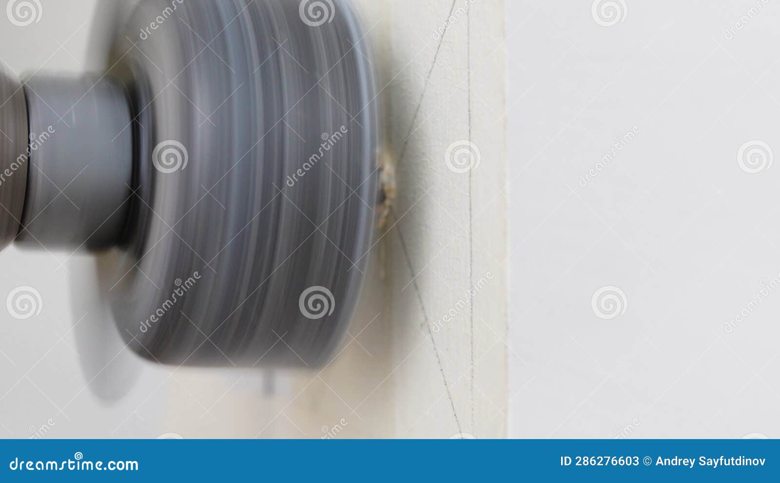Core Drill for Sockets and Holes of Large Diameters Stock Image - Image ...