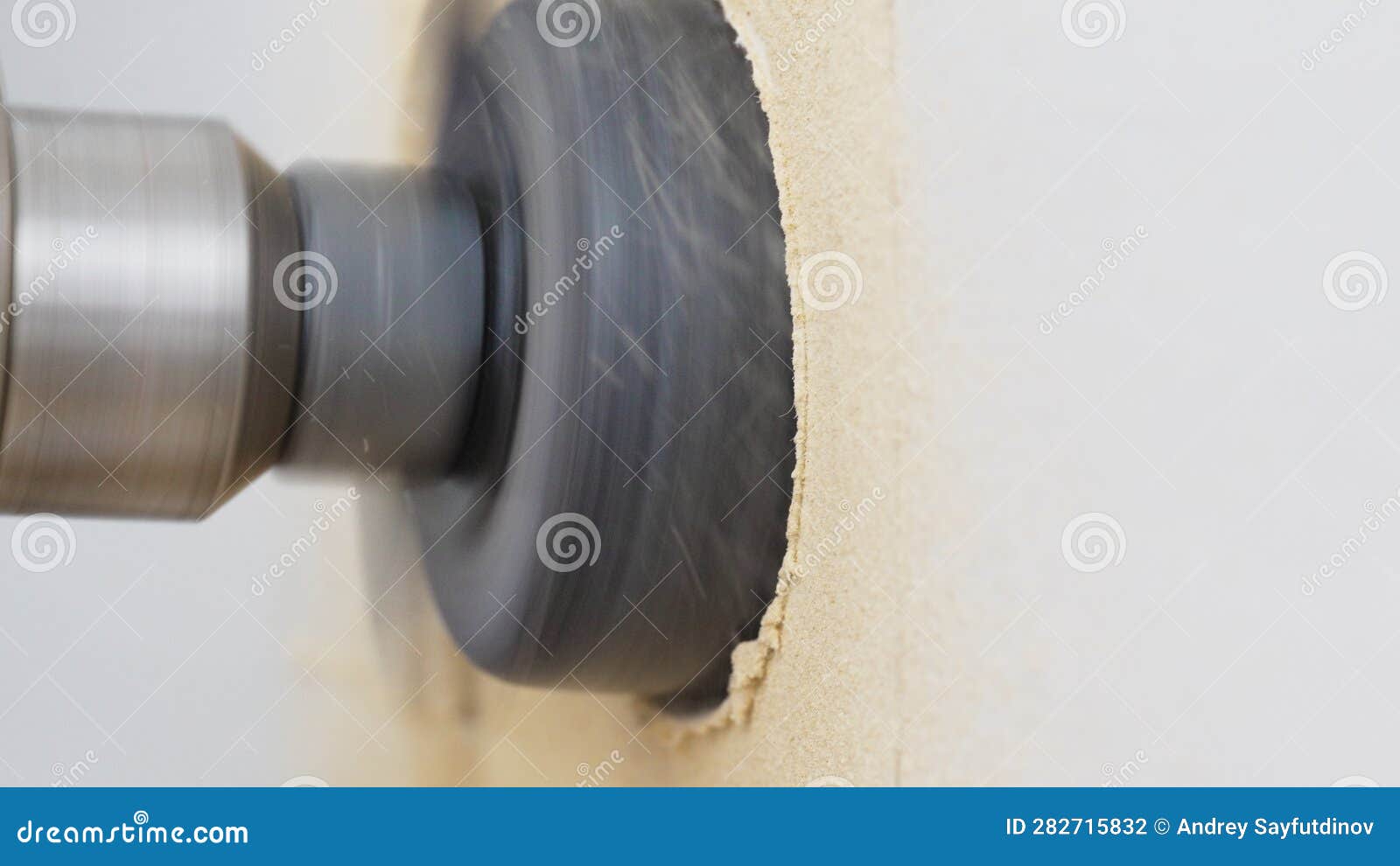 Core Drill for Sockets and Holes of Large Diameters Stock Photo - Image ...