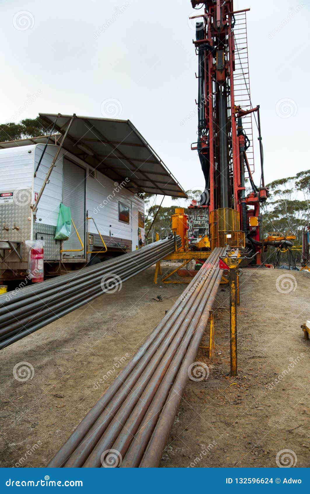 Core Drilling stock photo. Image of visibility, industrial - 132596624