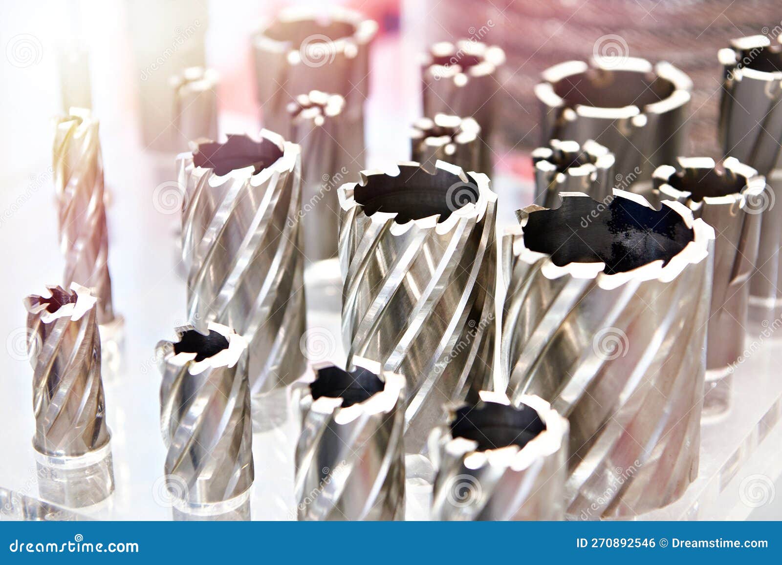 Core drills for metal stock photo. Image of drilling - 270892546