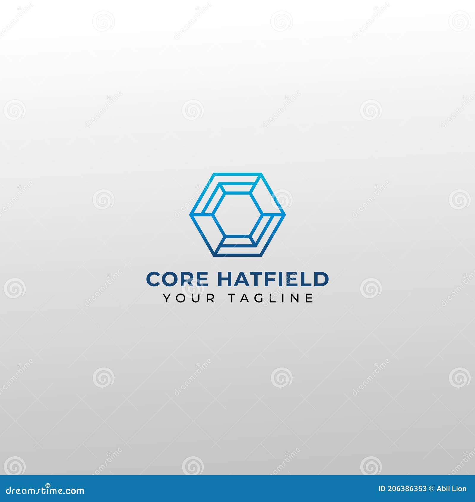 Core Hatfield Vector Logo Design Template Stock Vector - Illustration ...