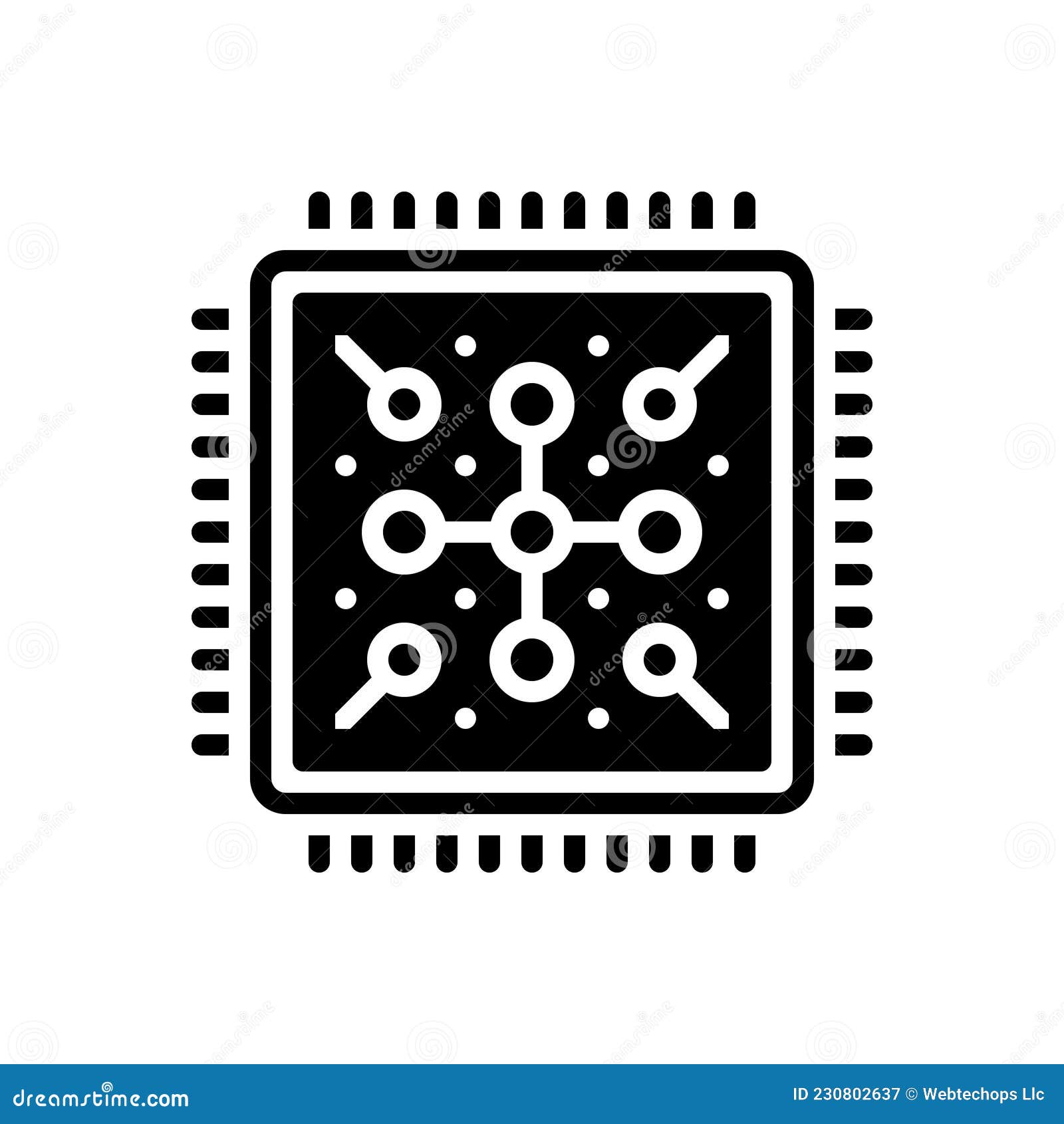 Black Solid Icon for Core, Complex and Basic Stock Vector ...