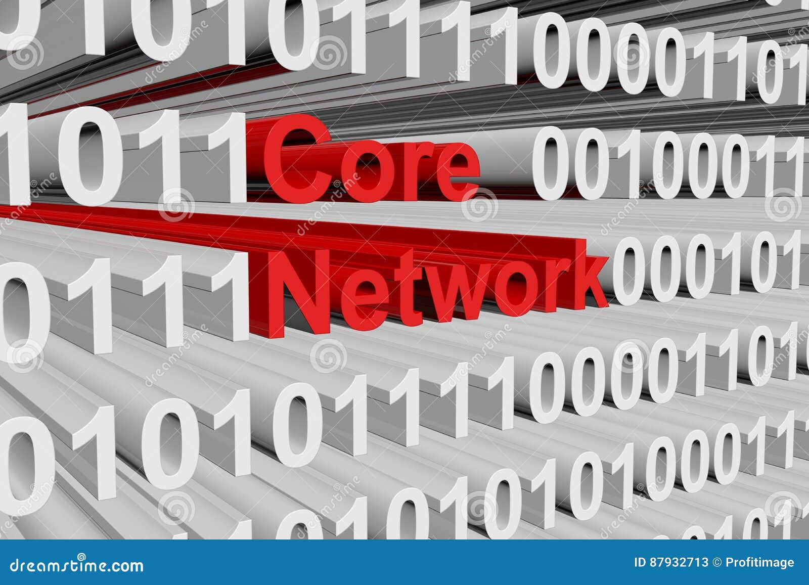 Core network stock illustration. Illustration of route - 87932713