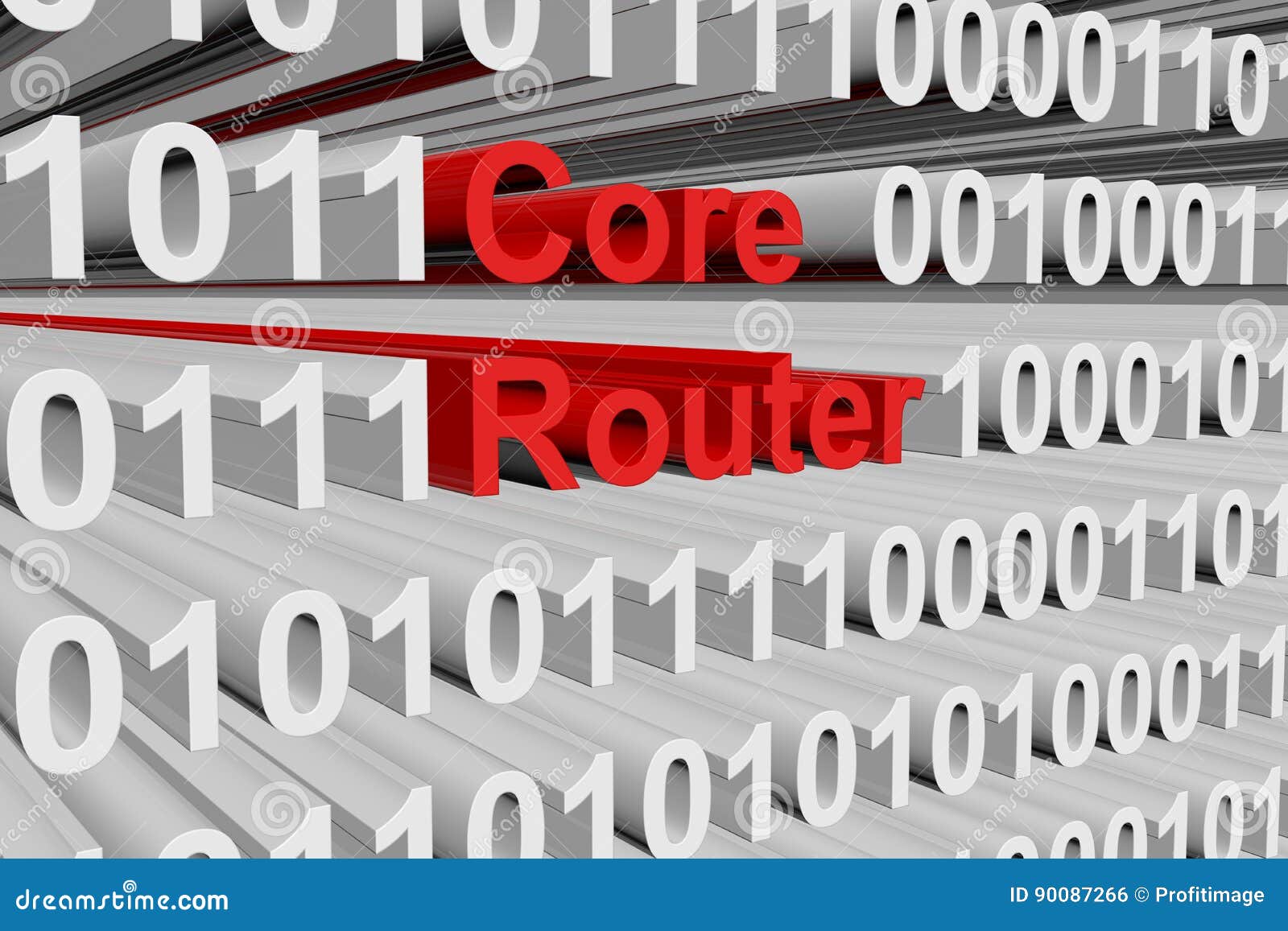 Core router stock illustration. Illustration of protocols - 90087266