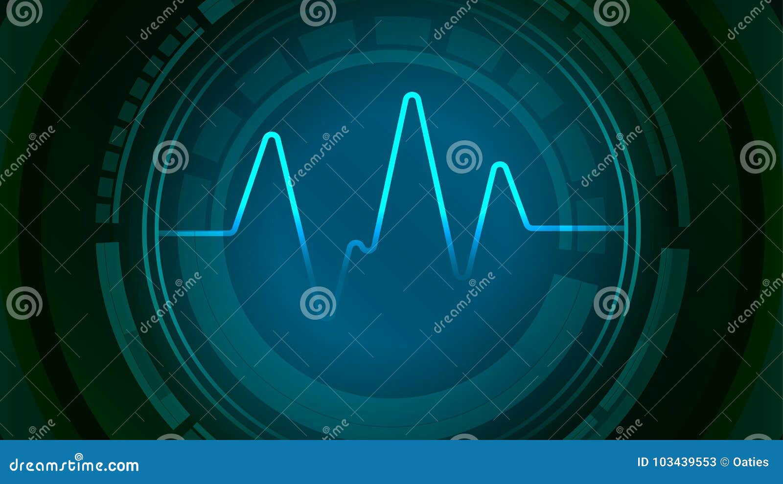 Core of Sound Wave Pulse Icon Stock Vector - Illustration of chart ...