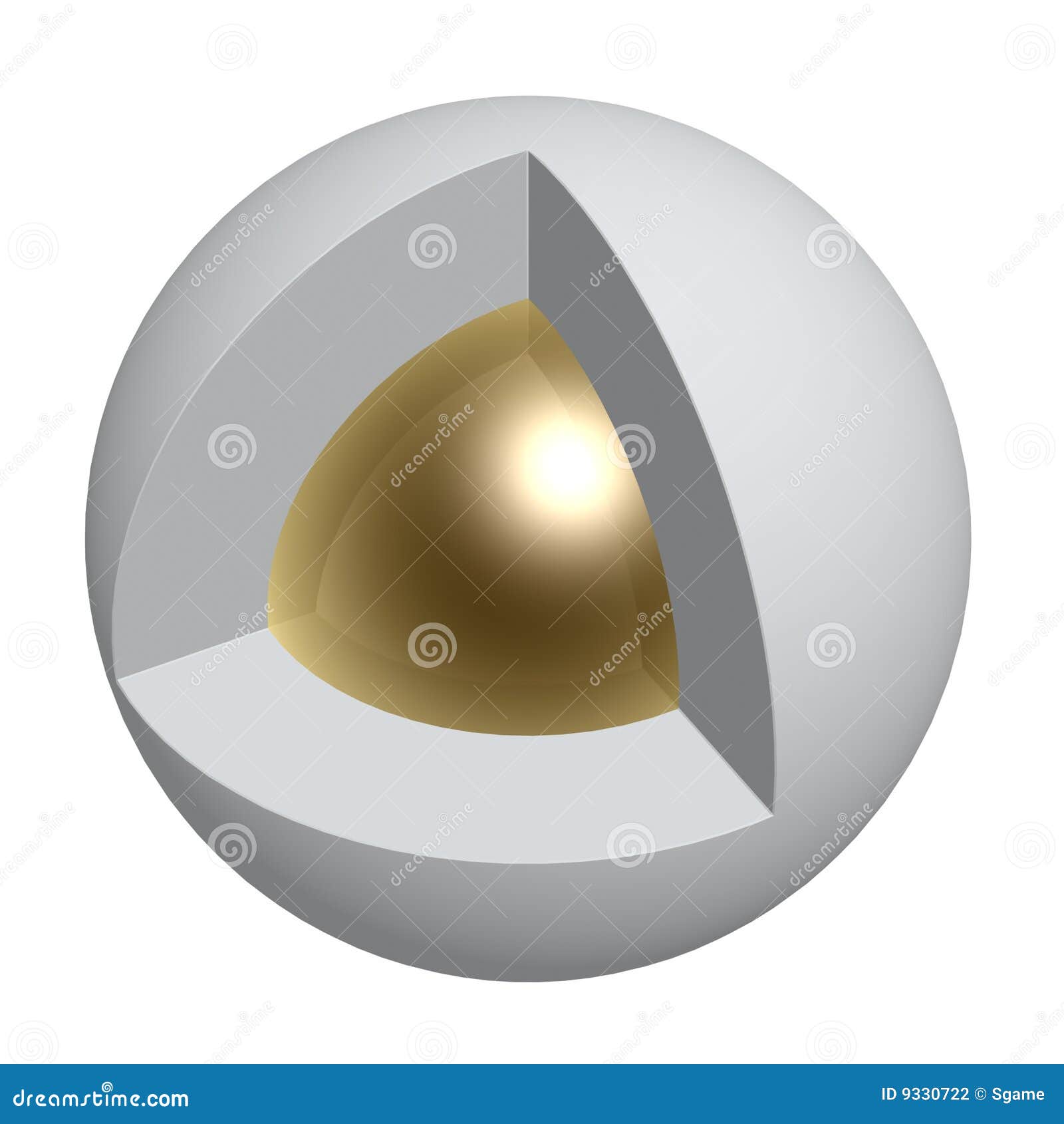 Red Core Of A Sphere Royalty-Free Stock Photography | CartoonDealer.com ...