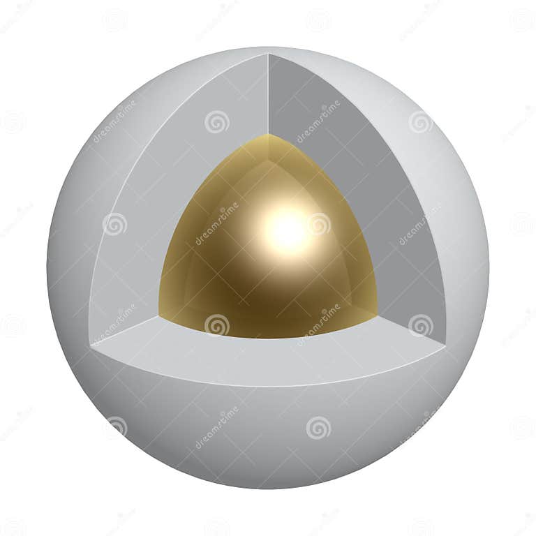 Core of sphere stock illustration. Illustration of power - 9330724