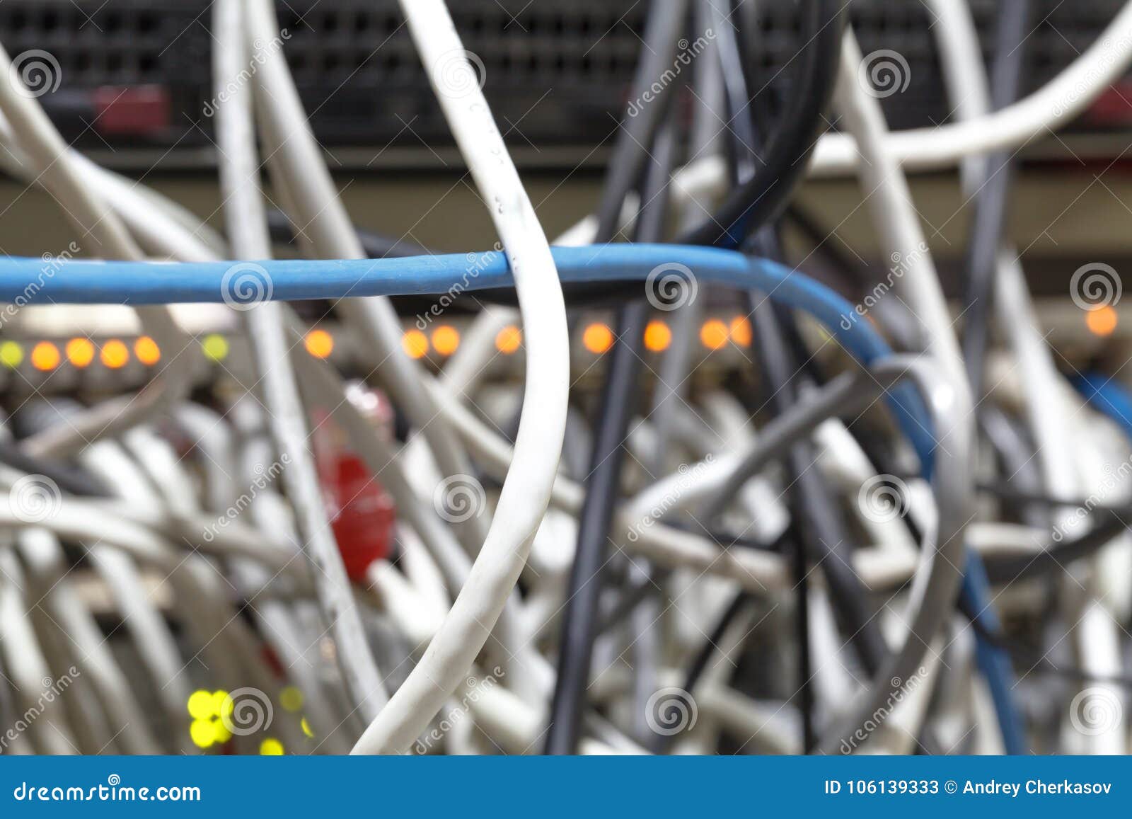 Core Switch Technology in Network Room Place Stock Image - Image of ...