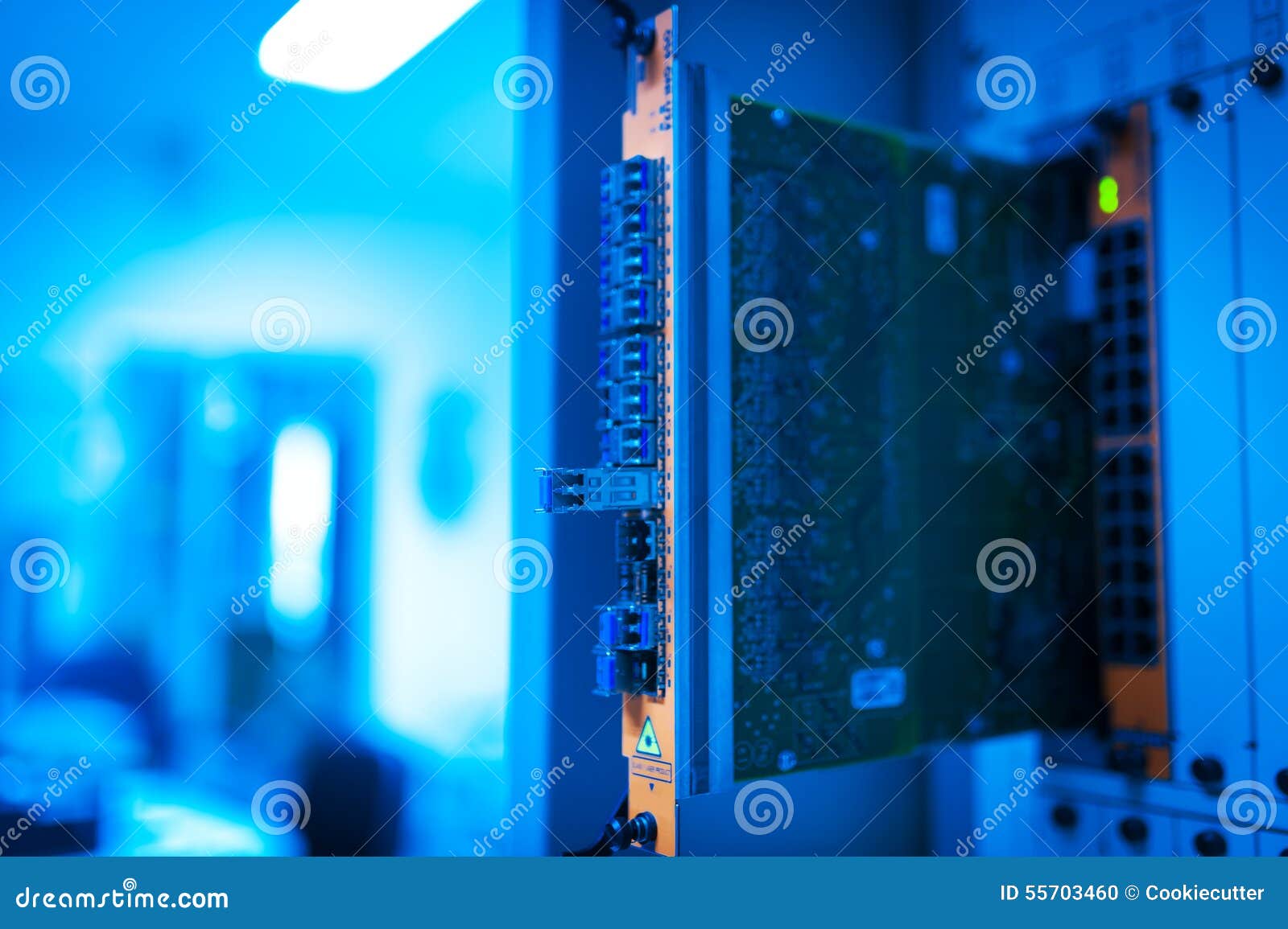 Core Switch Technology in Network Room Place Stock Photo - Image of ...