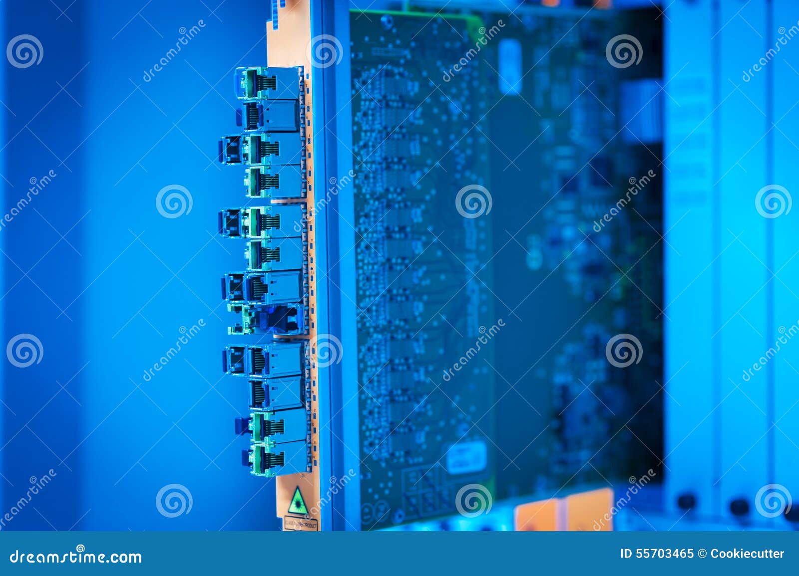 Core Switch Technology in Network Room Place Stock Image - Image of ...
