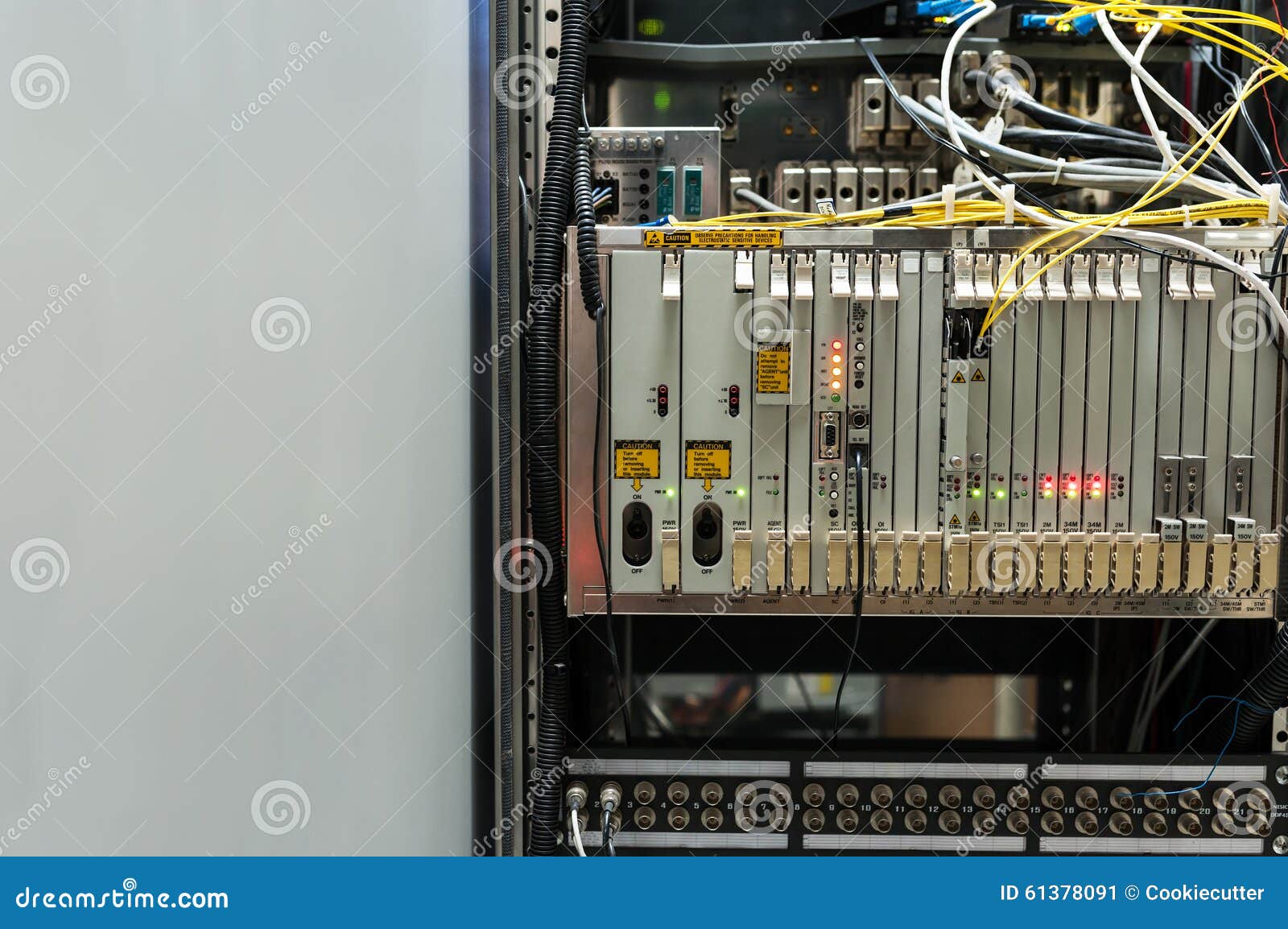 Core Switch Technology in Network Room Place Stock Image - Image of ...