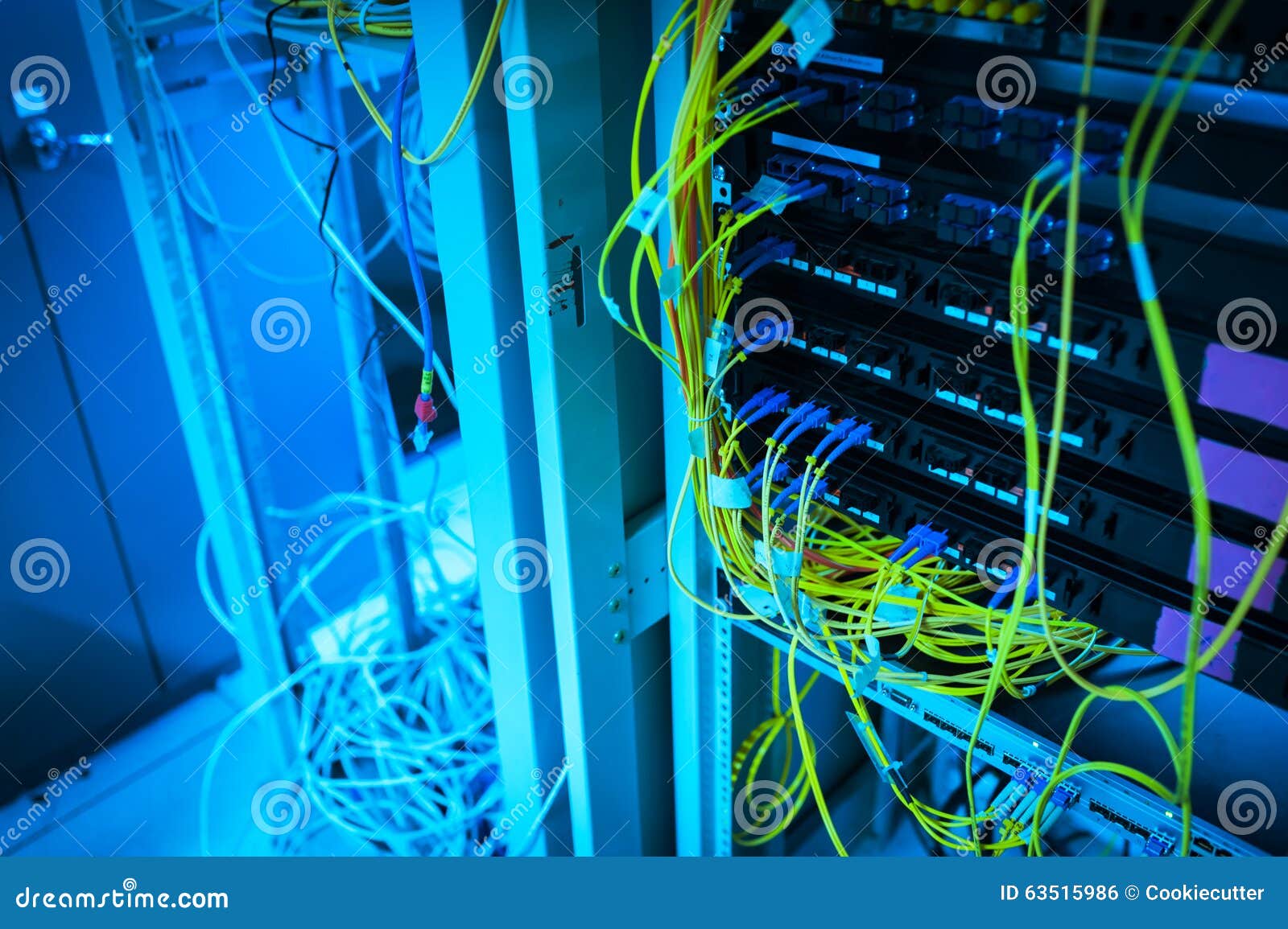 Core Switch Technology in Network Room Place Stock Photo - Image of ...