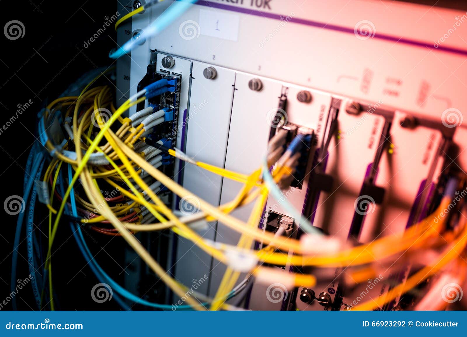Core Switch Technology in Network Room Place Stock Photo - Image of ...