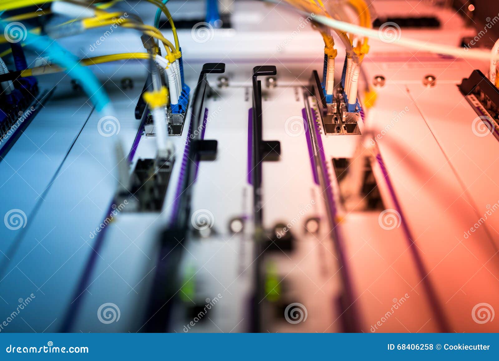 Core Switch Technology in Network Room Place Stock Photo - Image of ...