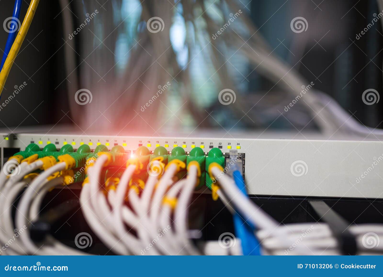Core Switch Technology in Network Room Place Stock Photo - Image of ...
