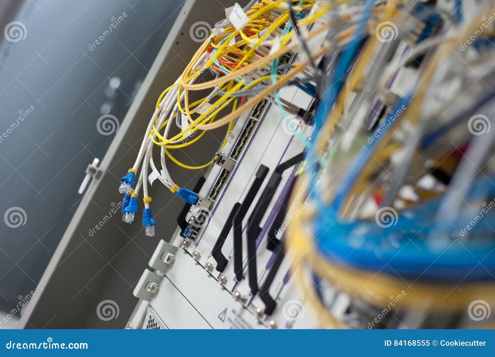 Core Switch Technology in Network Room Place Stock Image - Image of ...