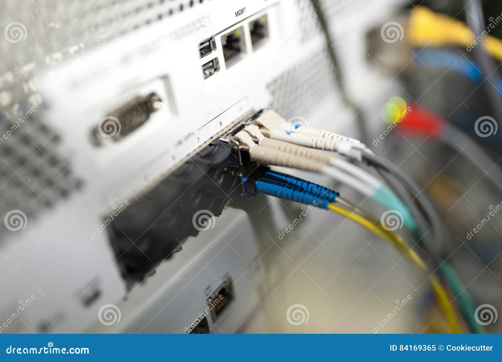 Core Switch Technology in Network Room Place Stock Image - Image of ...