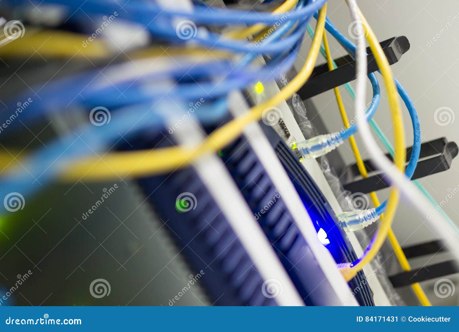 Core Switch Technology in Network Room Place Stock Image - Image of ...