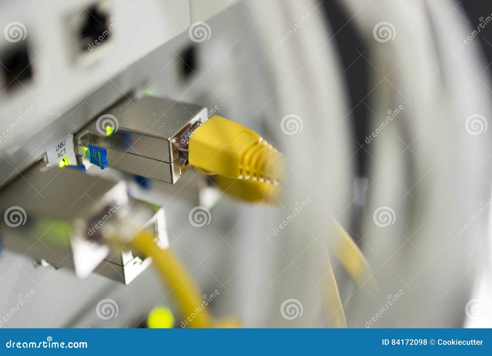 Core Switch Technology in Network Room Place Stock Photo - Image of ...