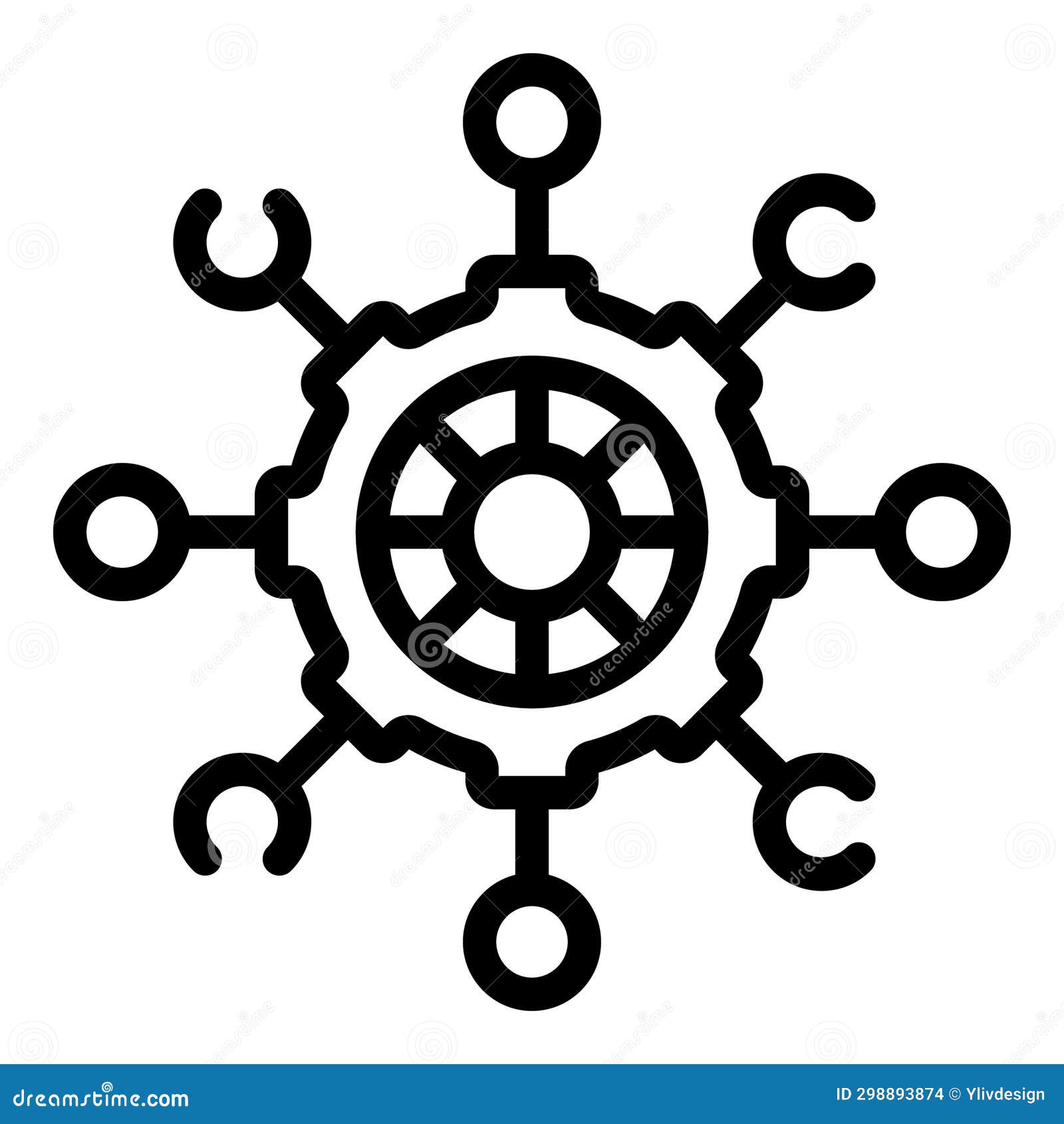 Core System Law Icon Outline Vector. Value Balance Stock Illustration ...