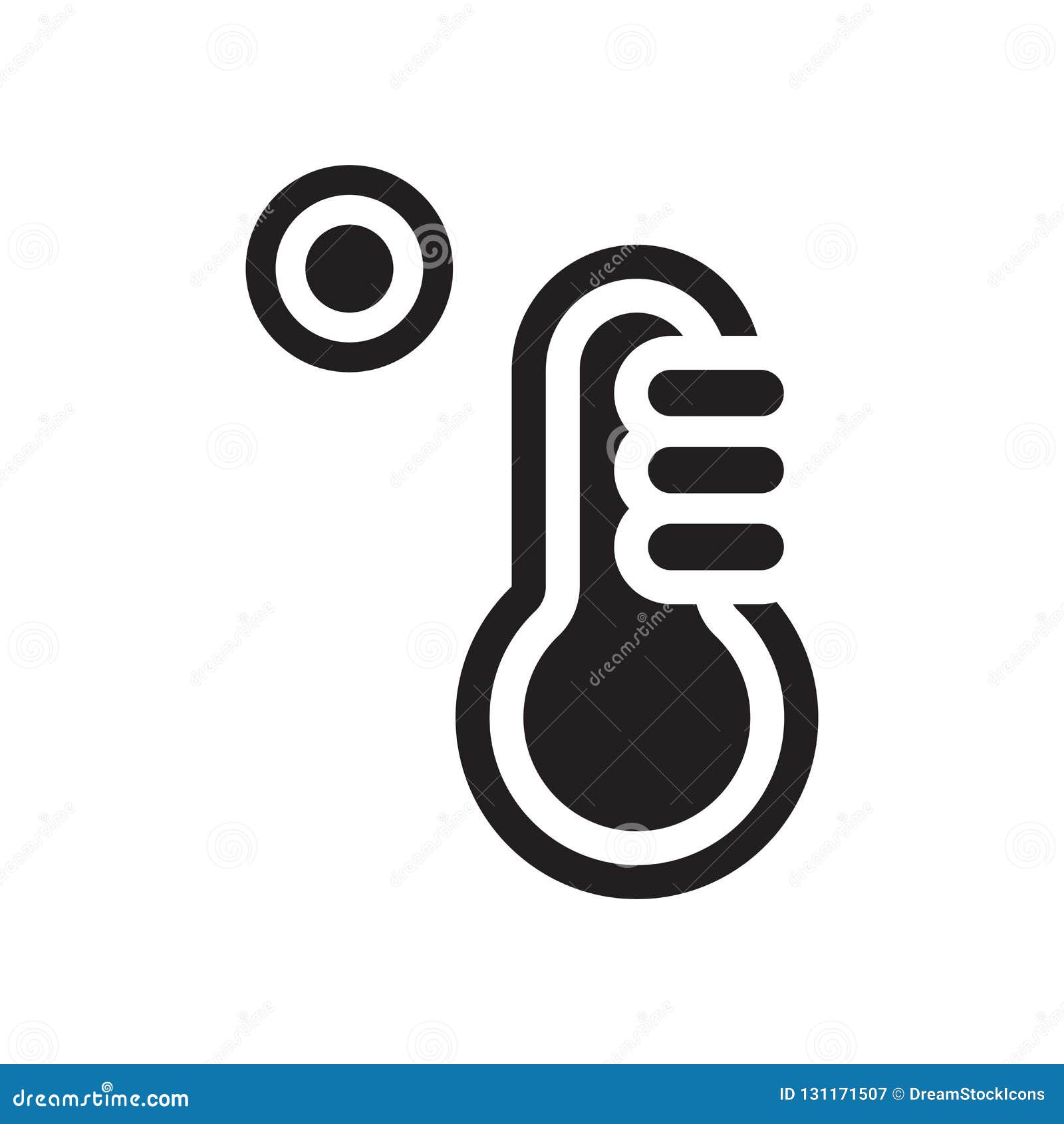 Core Temperature Icon. Trendy Core Temperature Logo Concept on W Stock ...
