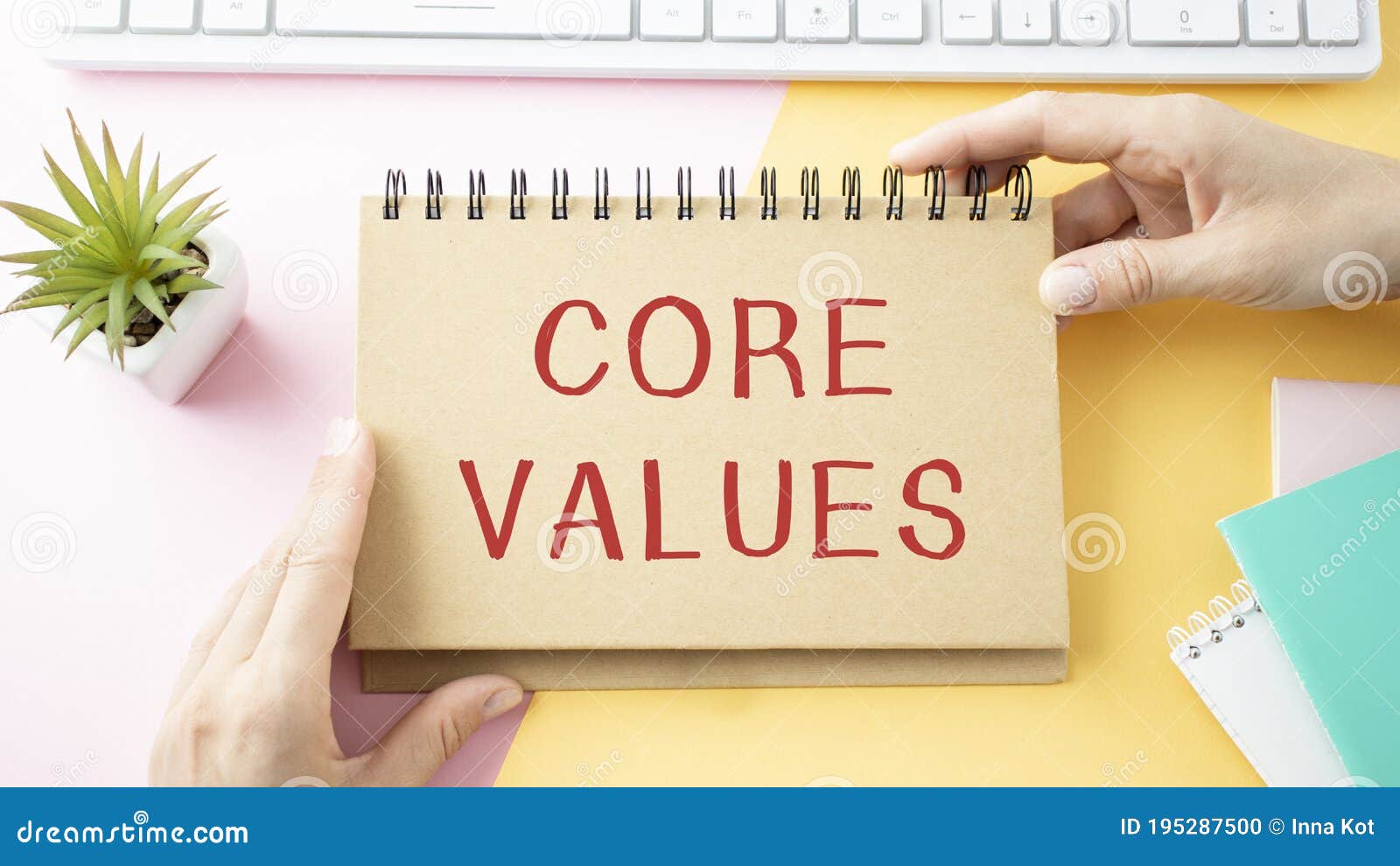 Core Value Text Concept Write on Notebook Stock Photo - Image of ...