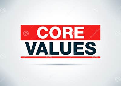 Core Values Abstract Flat Background Design Illustration Stock ...