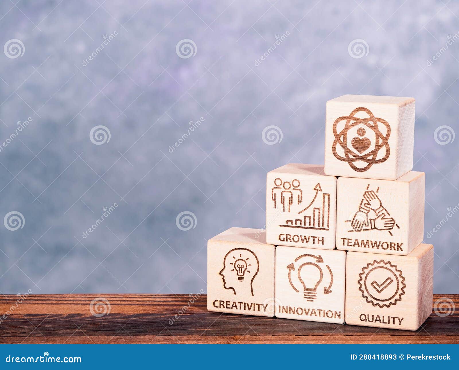 Core Values As a Company Management Strategy Stock Image - Image of ...