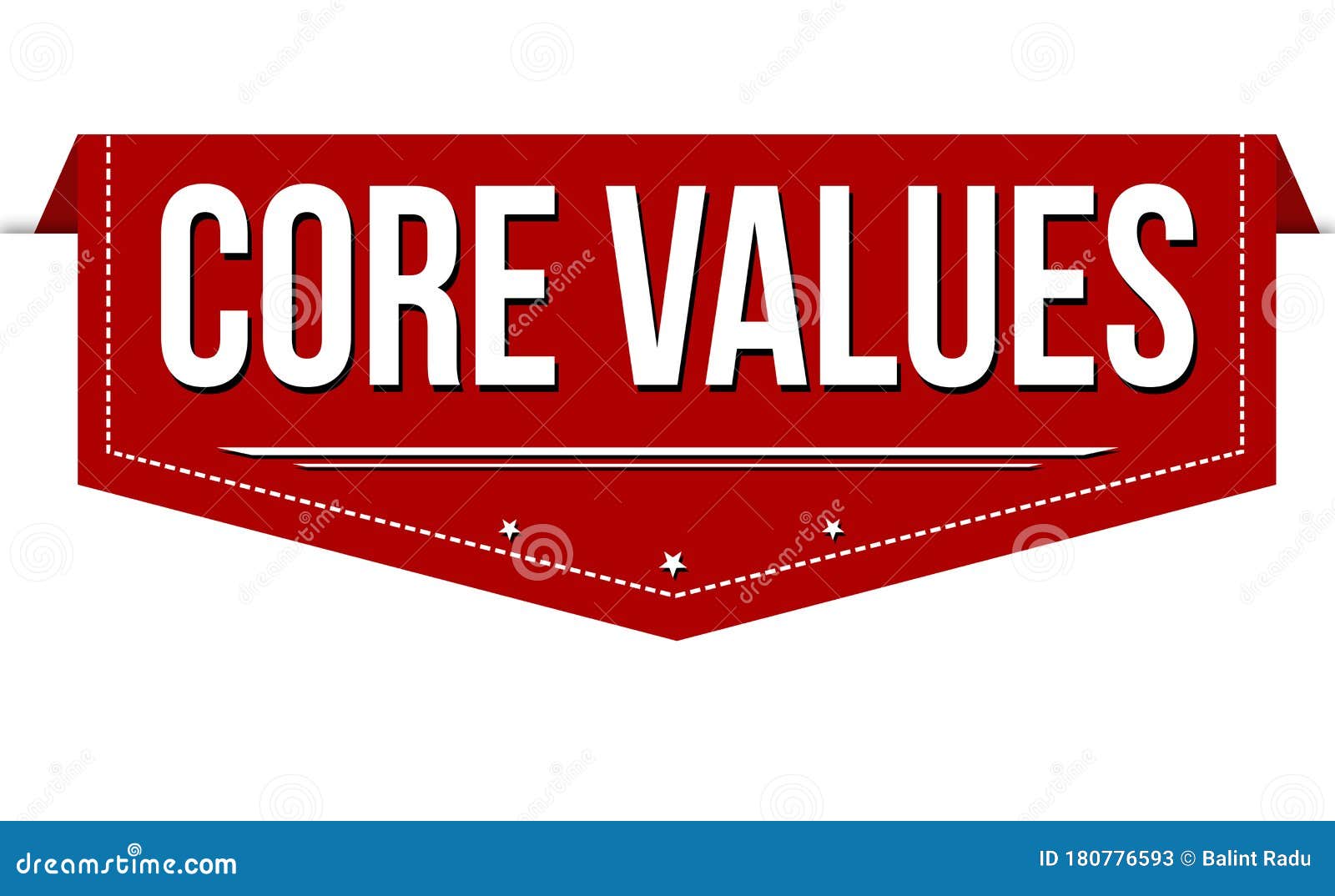 Core values banner design stock vector. Illustration of graphics ...
