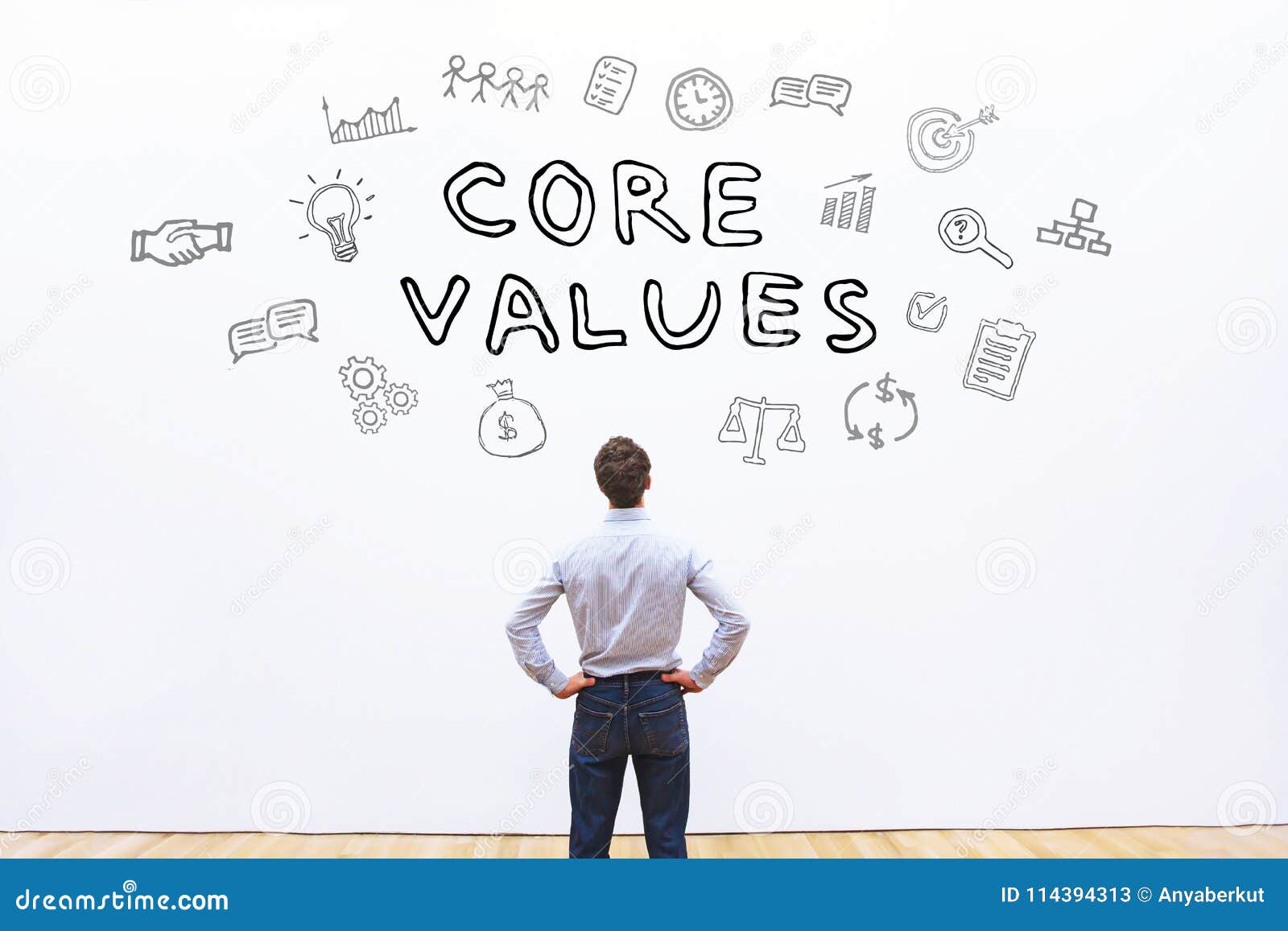 Core values concept stock image. Image of organization - 114394313