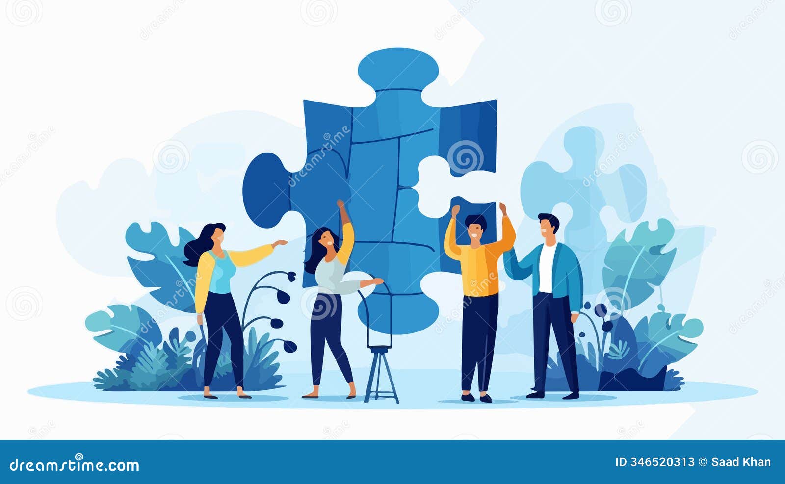 Core Values Concept Tiny Businesspeople Characters Stock Vector ...