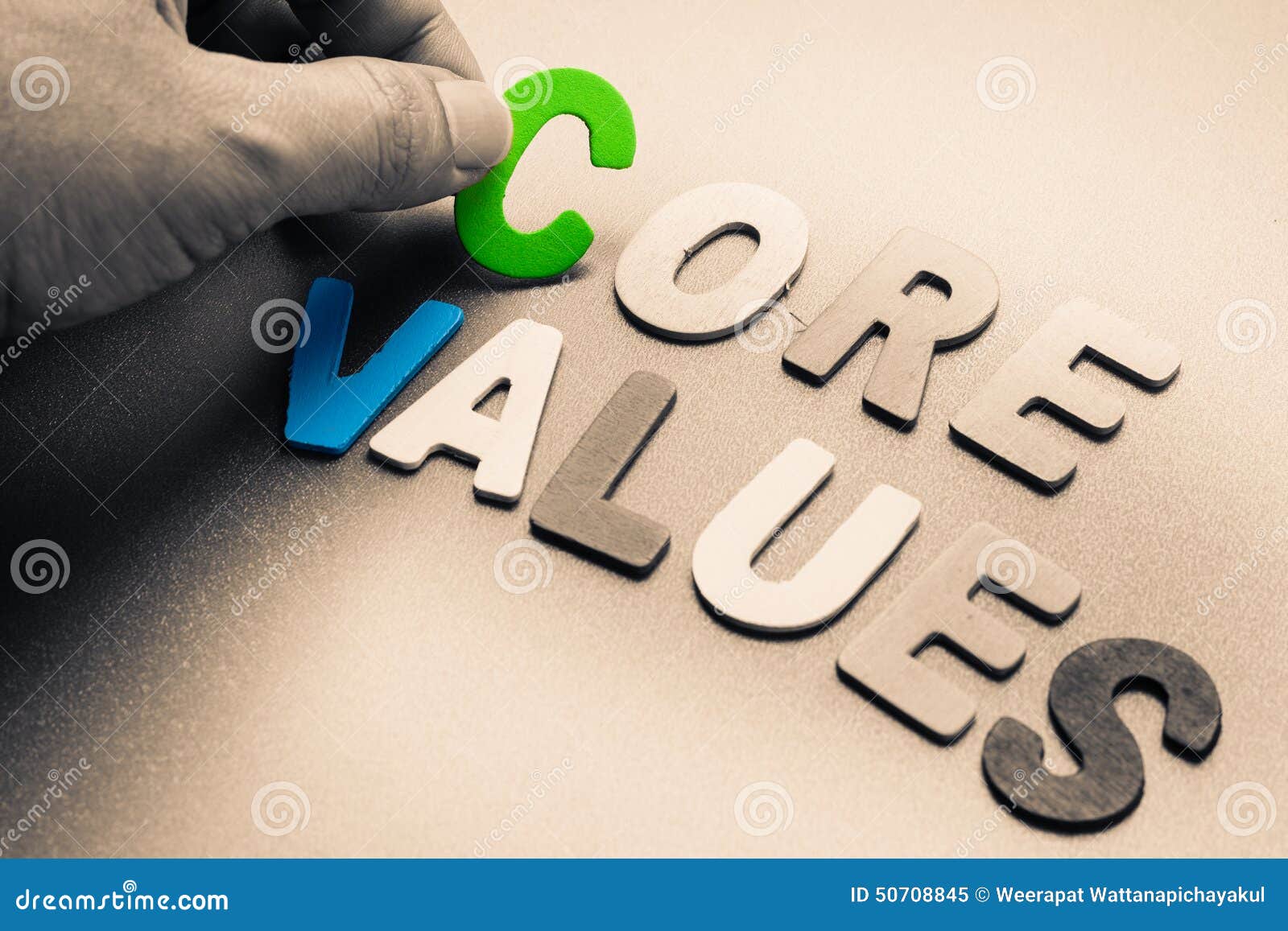 Core Values stock image. Image of finger, plan, text - 50708845