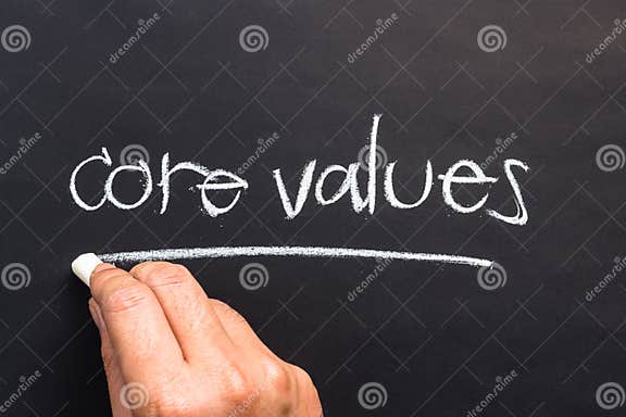 Core values stock image. Image of black, management, values - 51743631