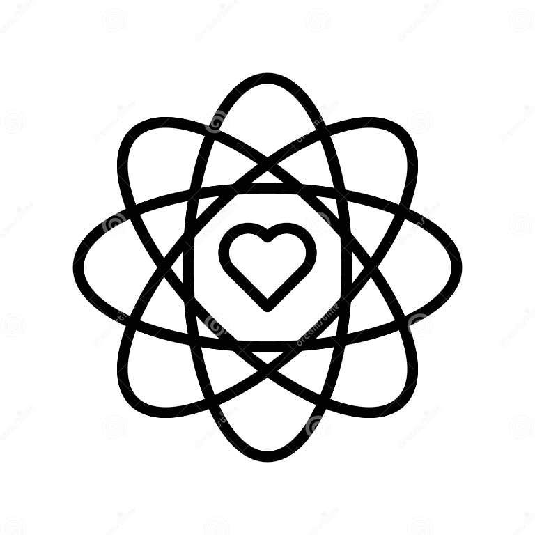 Core Values Icon Linear Logo Mark in Black and White Stock Vector ...