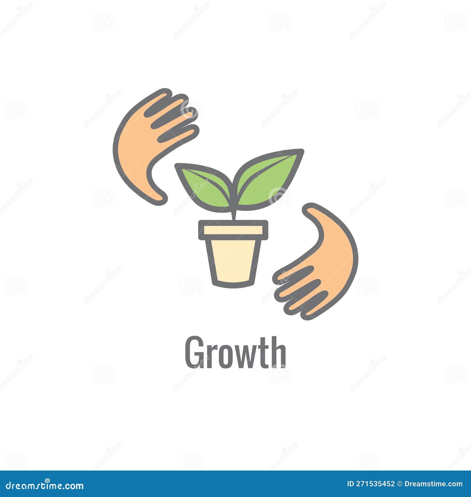 Core Values Icon with Value Driven Icon Describing Part of Core Values ...